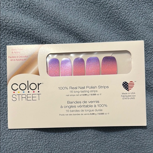 Color Street | Makeup | Color Street Presson Nails Purple And Pink ...